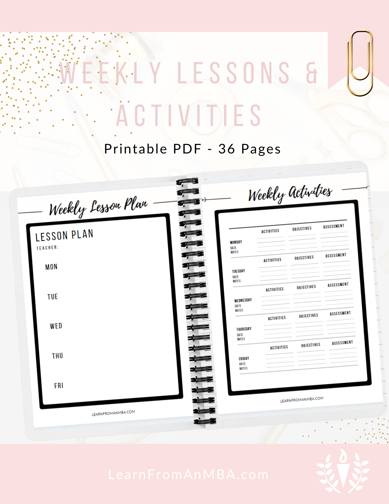 Lesson Planner - Learn From An MBA